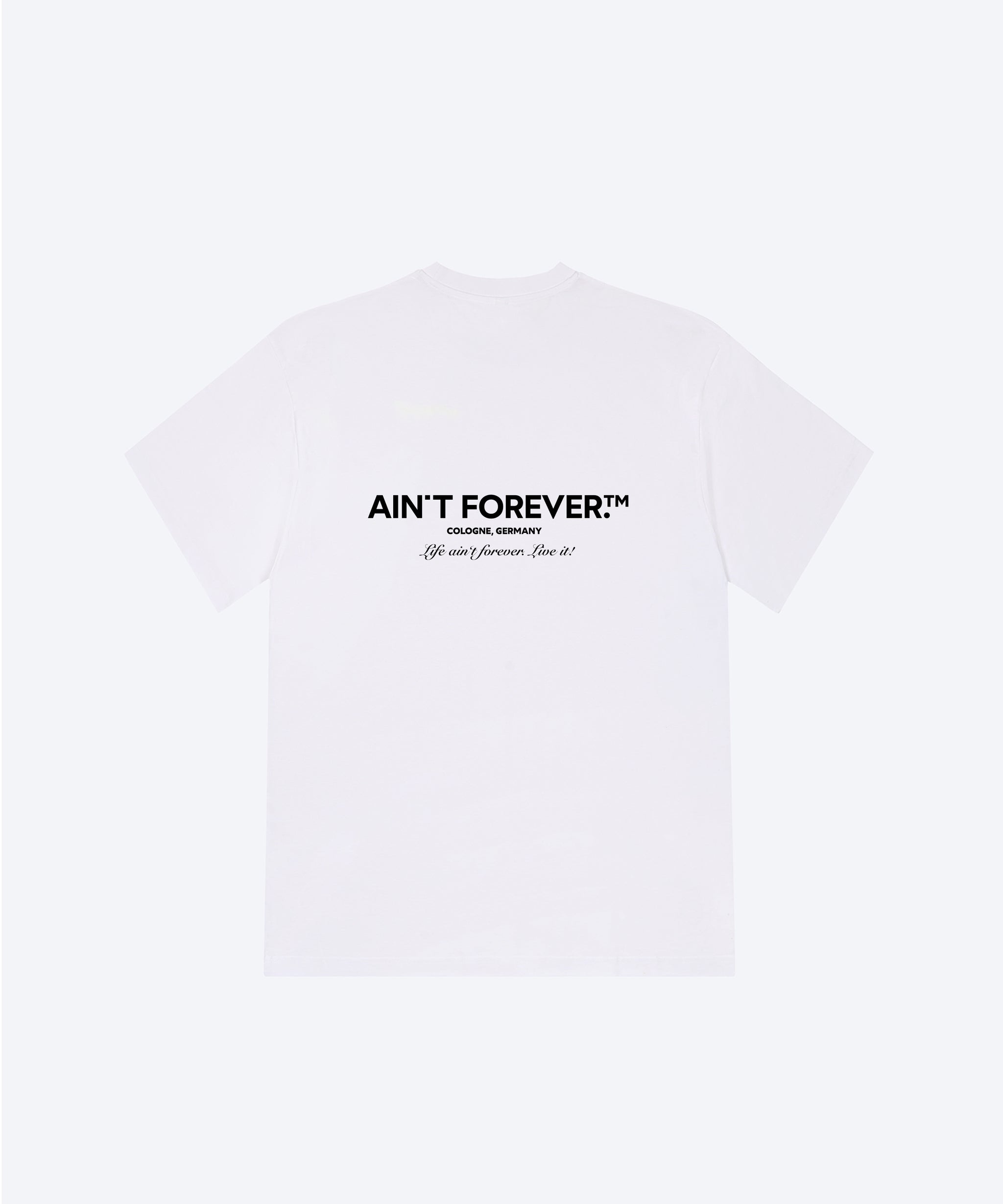 THE LIVE IT! T-SHIRT (WHITE / BLACK)